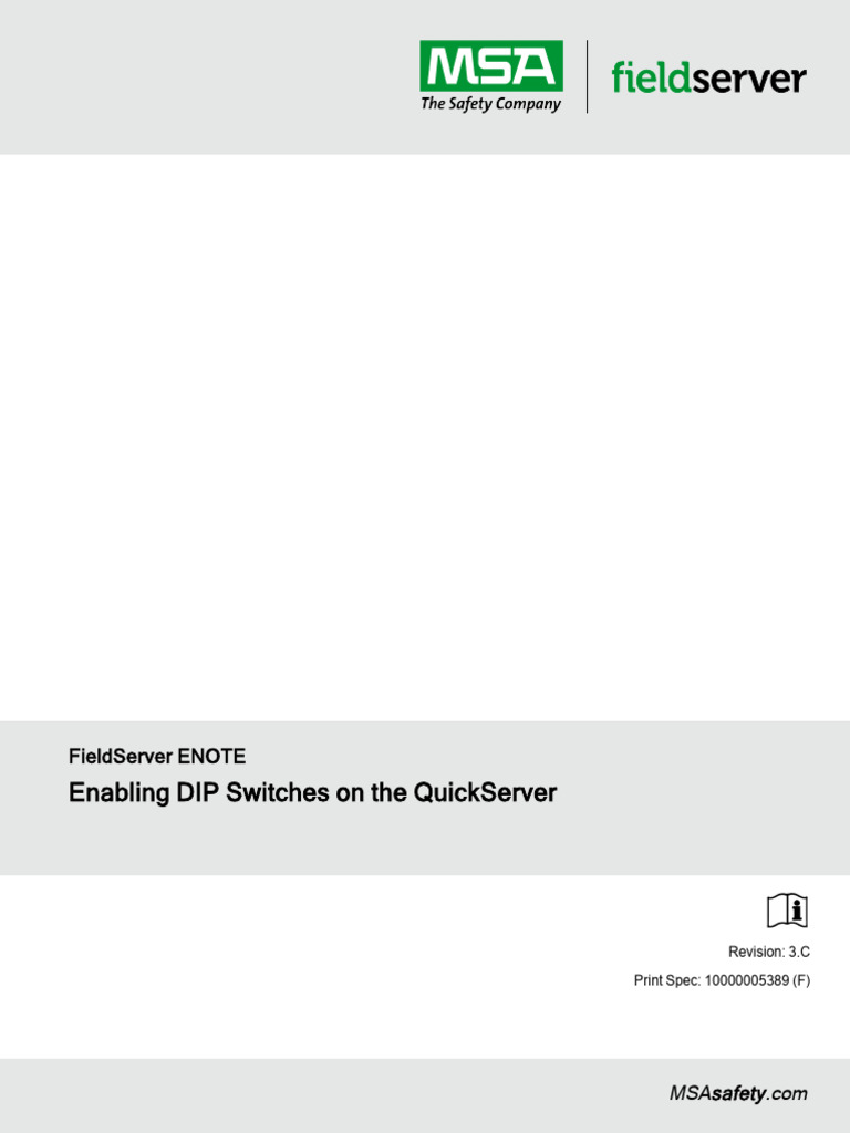 ENOTE-Enabling DIP Switches On The QuickServer | PDF | Comma Separated Values | Computer File