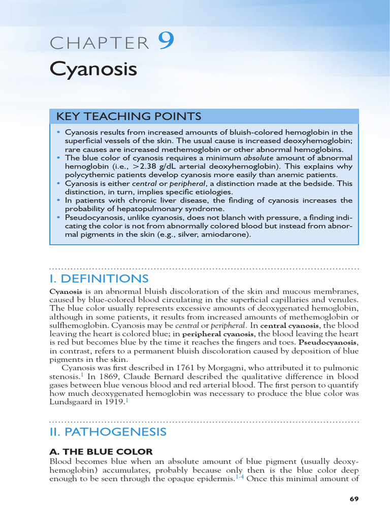 Cyanosis | PDF | Hemoglobin | Medical Specialties