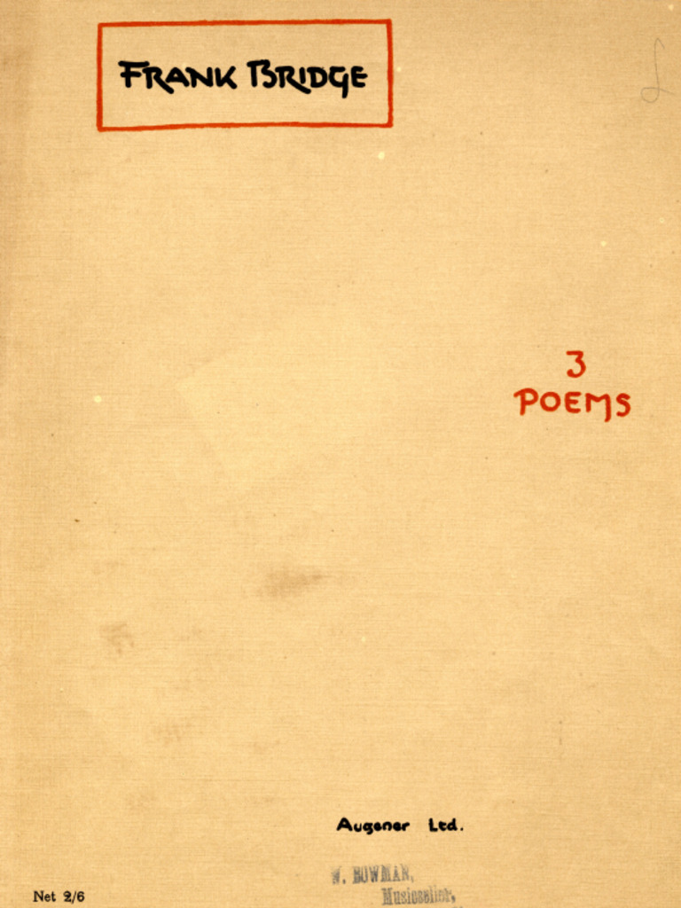 Bridge 3 Poems | PDF