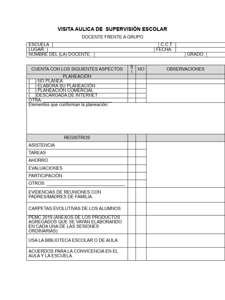 Visita Aulica | PDF | Maestros | Salón de clases