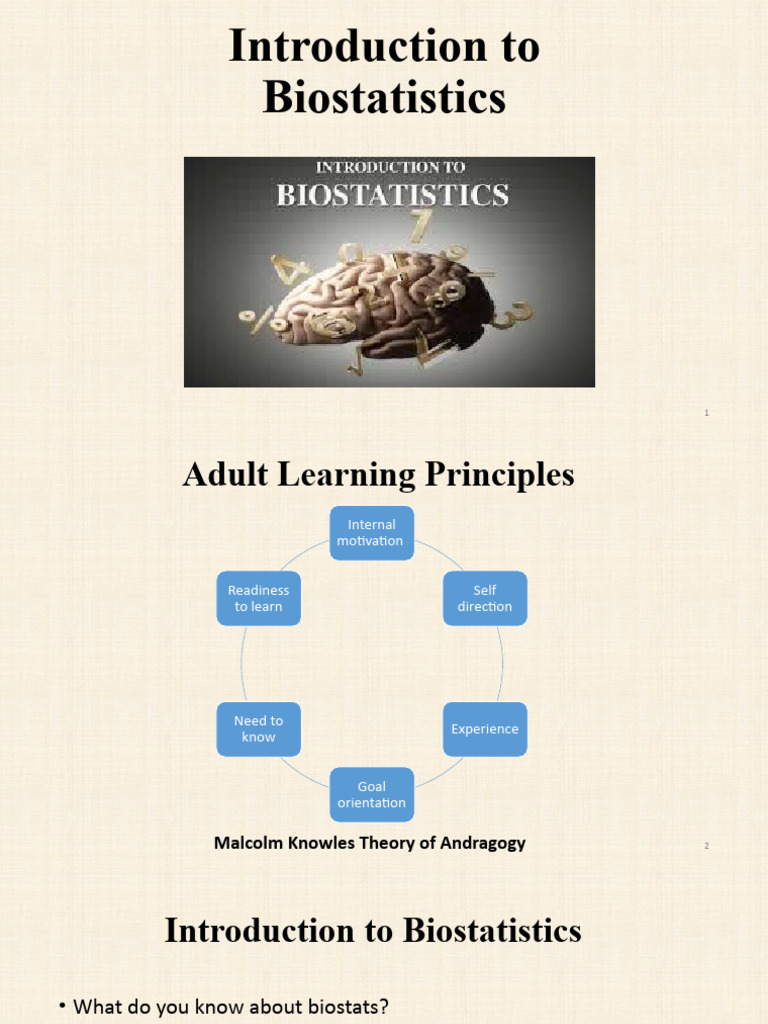 1 Introduction To Biostats Pdf Statistics Biostatistics