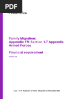 Appendix FM 1 7 Financial Requirement v4.0 Gov Uk | PDF | Salary ...