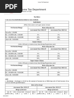 Income Tax Rates AY 2025-26 | PDF | Taxes | Public Finance
