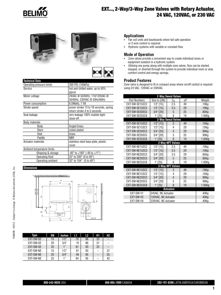 Ext SW Valvulas | PDF | Valve | Alternating Current