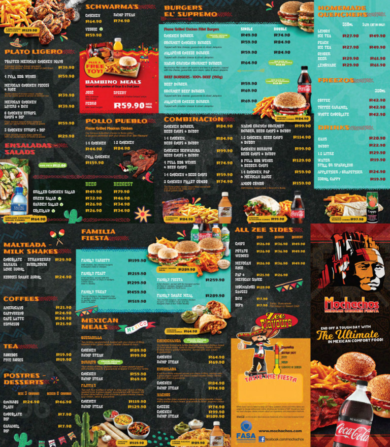 Mochachos-Menu-SA_2022 | PDF