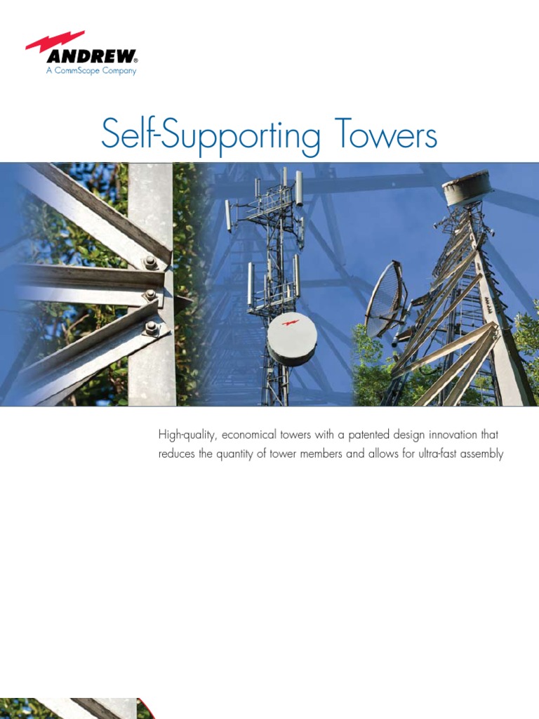 Self Supporting Towers | PDF | Corrosion | Engineering