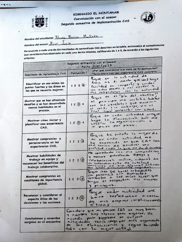 Entrevista Con El Asesor Segundo Semestre | PDF