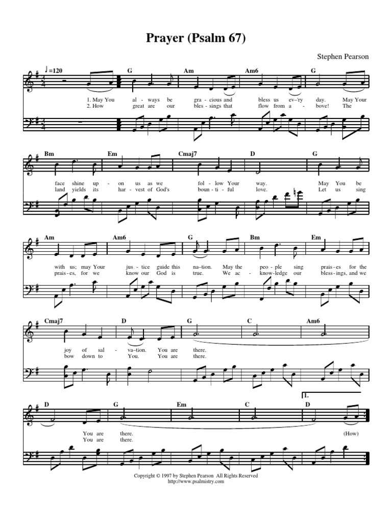 Psalm 67 | PDF | Christian Worship And Liturgy