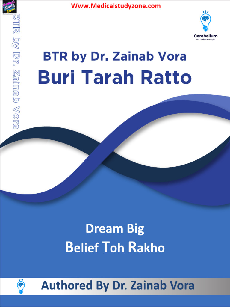 BTR Dr. Zainab Vora Cerebellum (Medicalstudyzone - Com) | PDF | Health Care | Medicine
