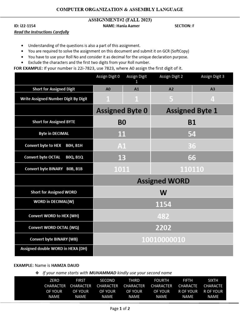 I221154 F A2 Coal Merged | PDF | Assembly Language | Byte