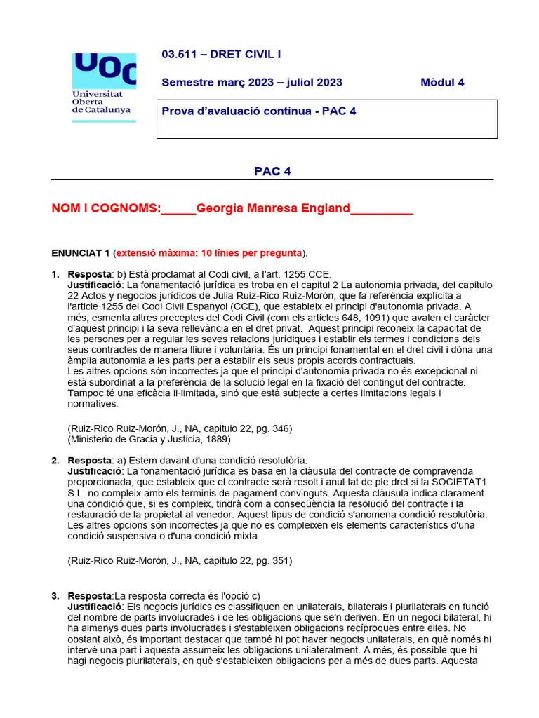 03.511 Plantilla Respostes Pac4 2022-2 Georgiamanresa | PDF