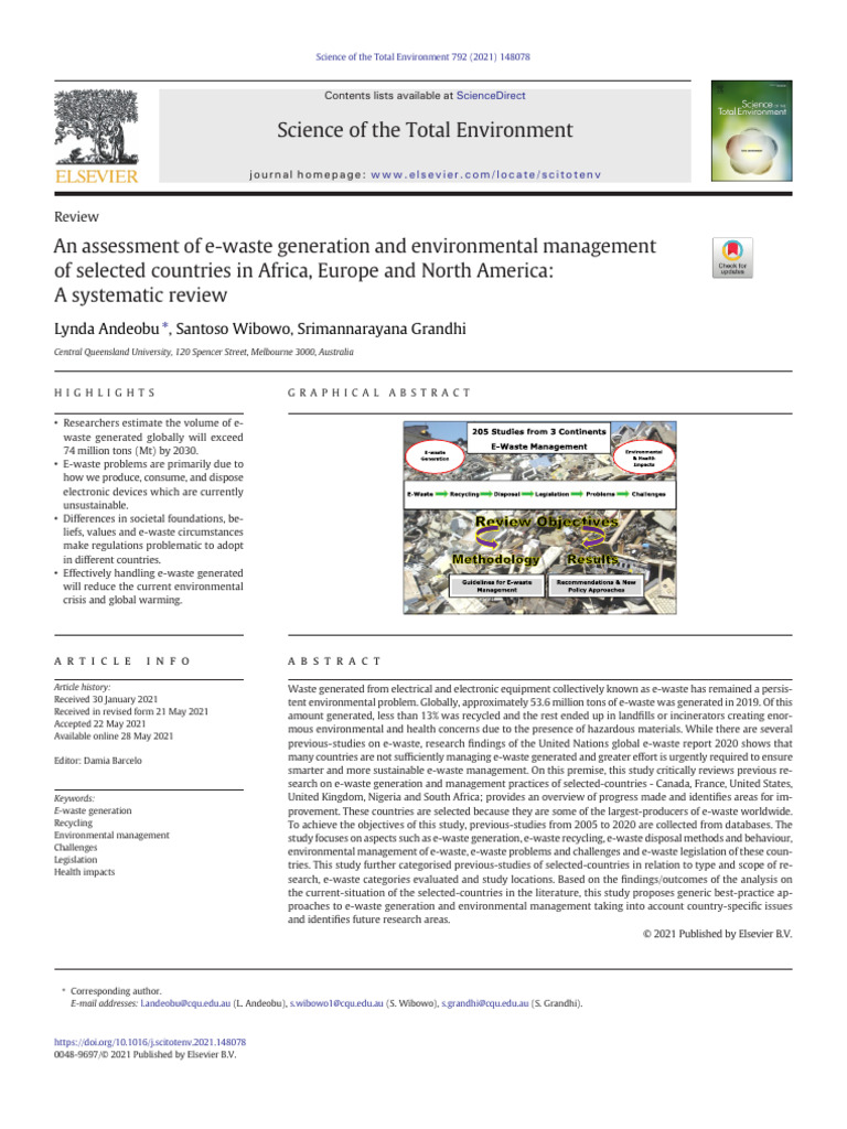 E Waste | PDF | Electronic Waste | Waste