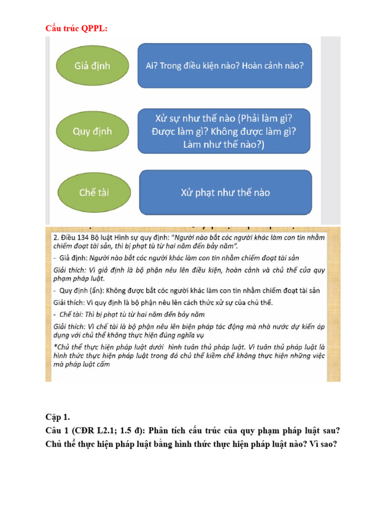 Tự luận PLDC 1 | PDF