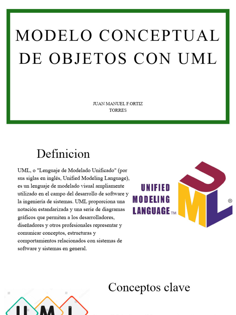 Modelo Conceptual de Objetos Con UML | PDF | Lenguaje de modelado unificado | Objeto (informática)
