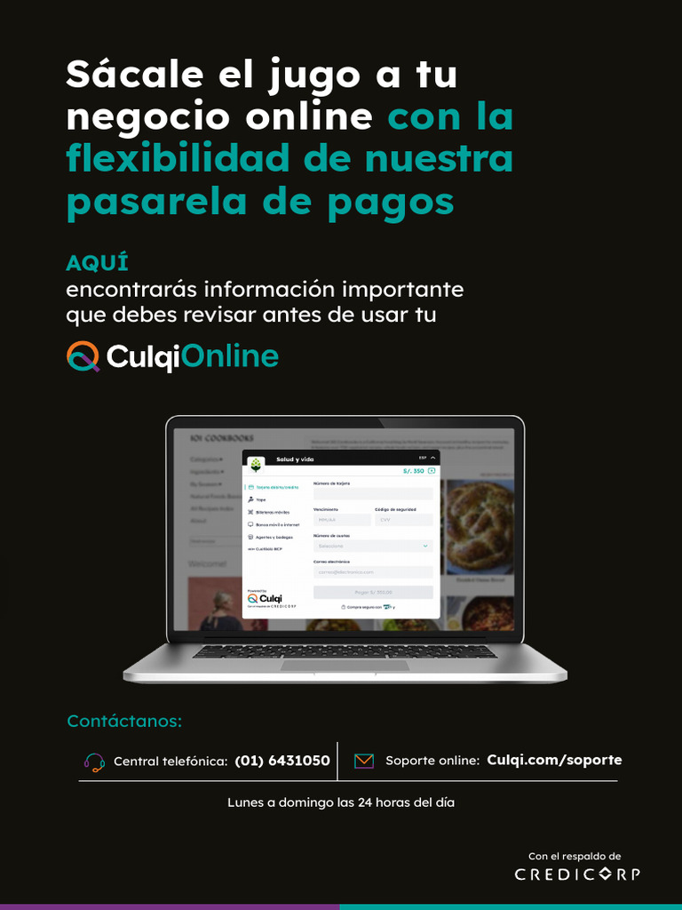 Optimiza Pagos Online con Culqi | PDF | Tarjeta de débito | Industrias ...