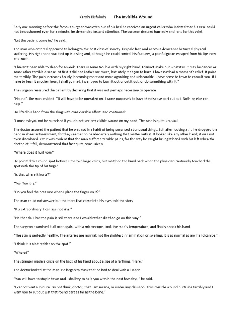 8 STORY 3-The Invisible Wound | PDF