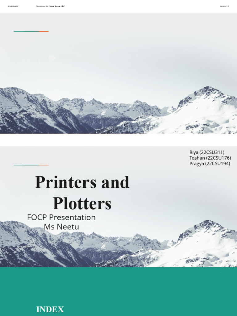 Focp | PDF | Printer (Computing) | Equipment