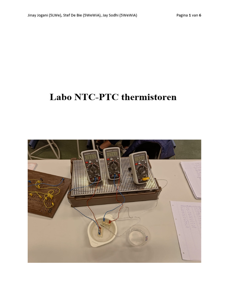 A Report On NTC and PTC | PDF
