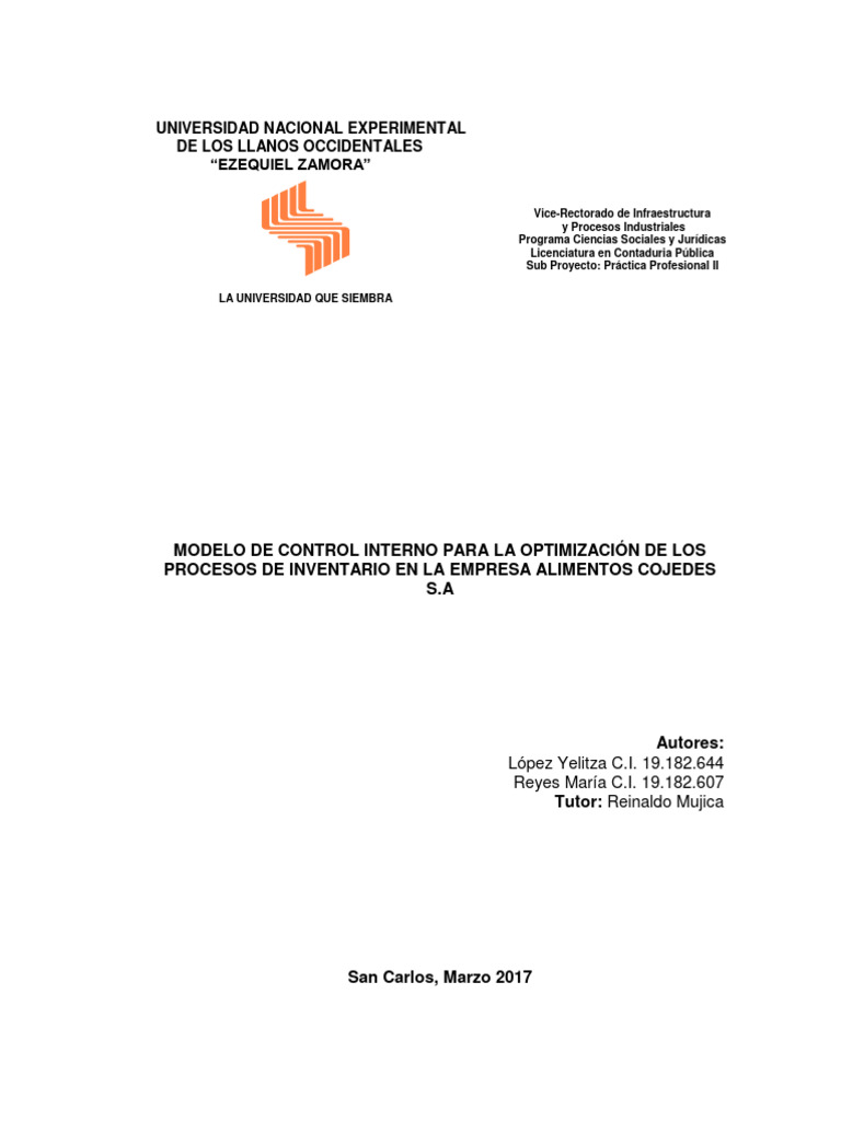 2017 Lopez Yelitza y Reyes Maria | PDF | Business | Inventario