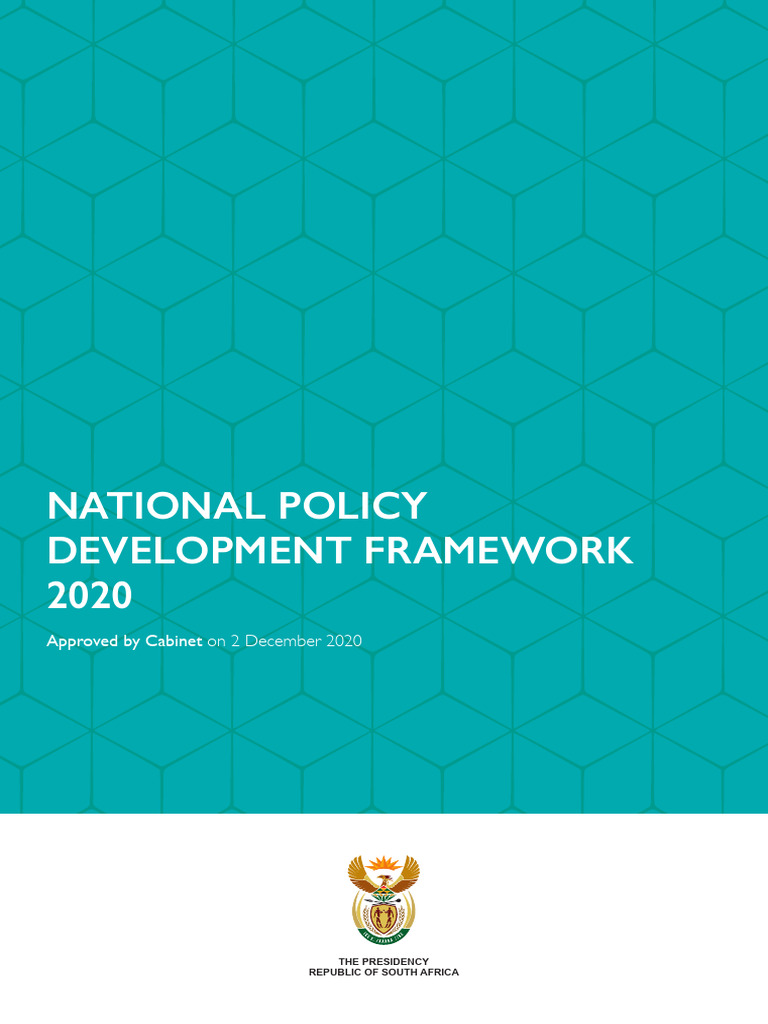 national-policy-development-framework-2020 | PDF | Policy | Bill (Law)