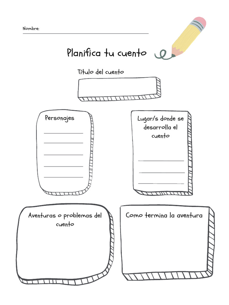 Planificación de cuento | PDF