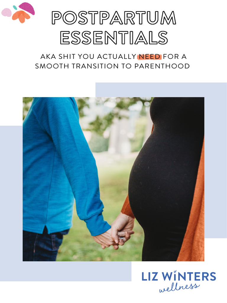 Postpartum Essentials Checklist Guide | PDF | Breastfeeding | Infants
