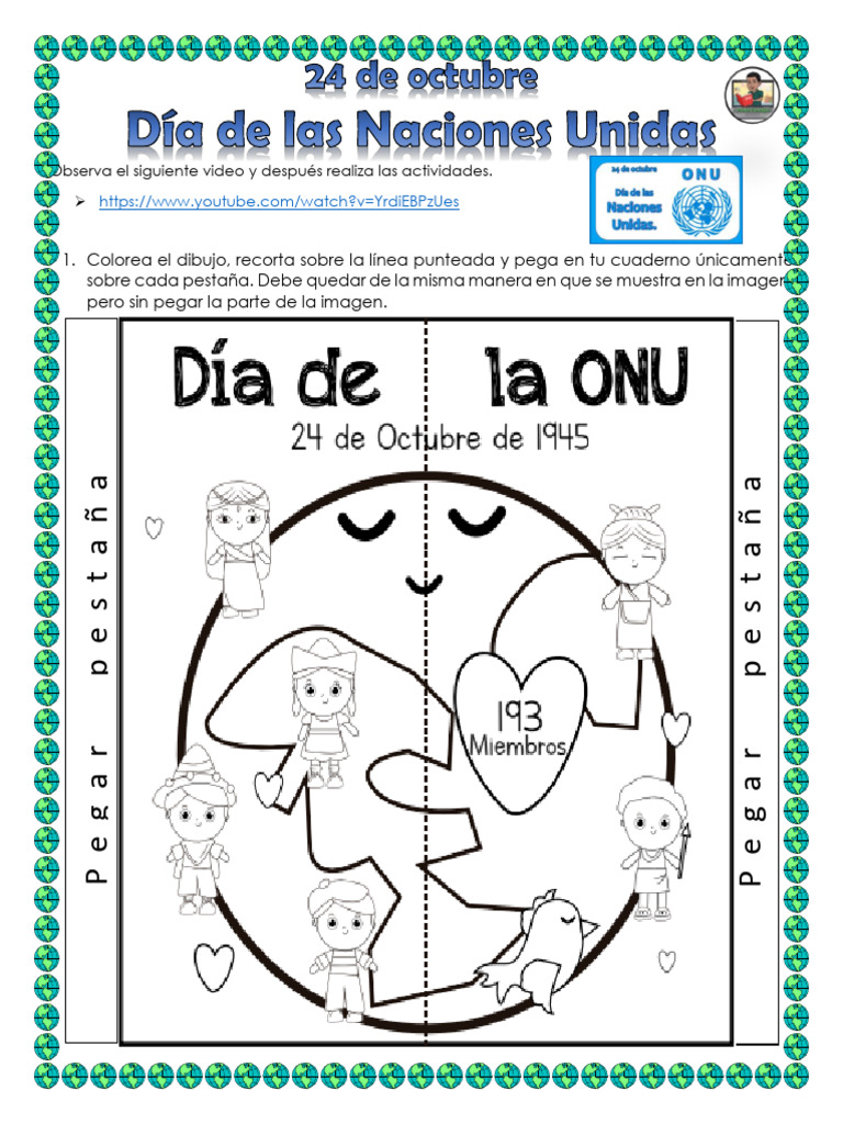 ACTIVIDADES DÍA DE LA ONU (24-OCT) | PDF