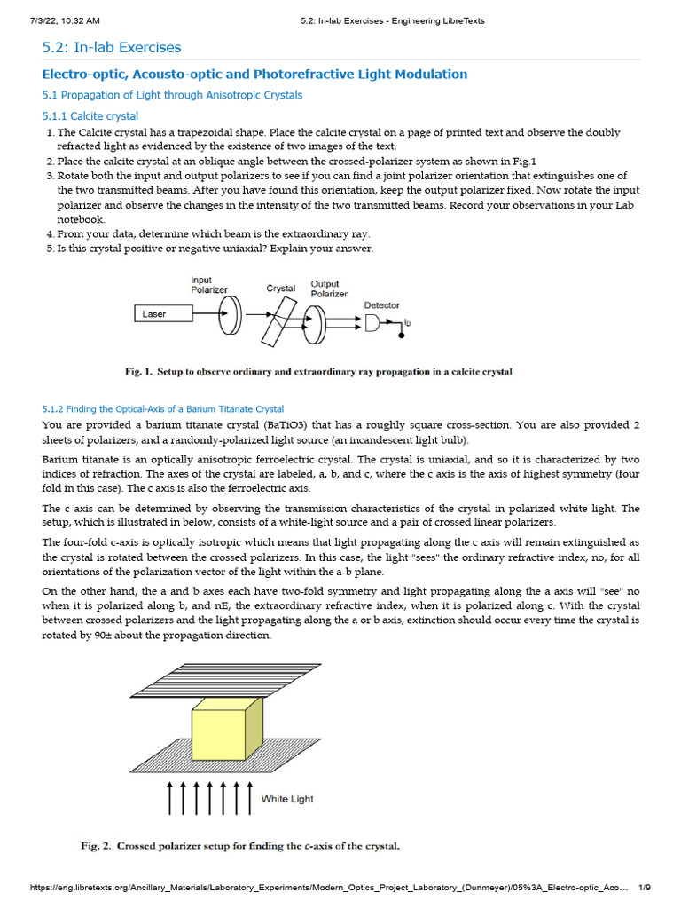 5.2 - In-Lab Exercises - Engineering LibreTexts | PDF | Electrical ...