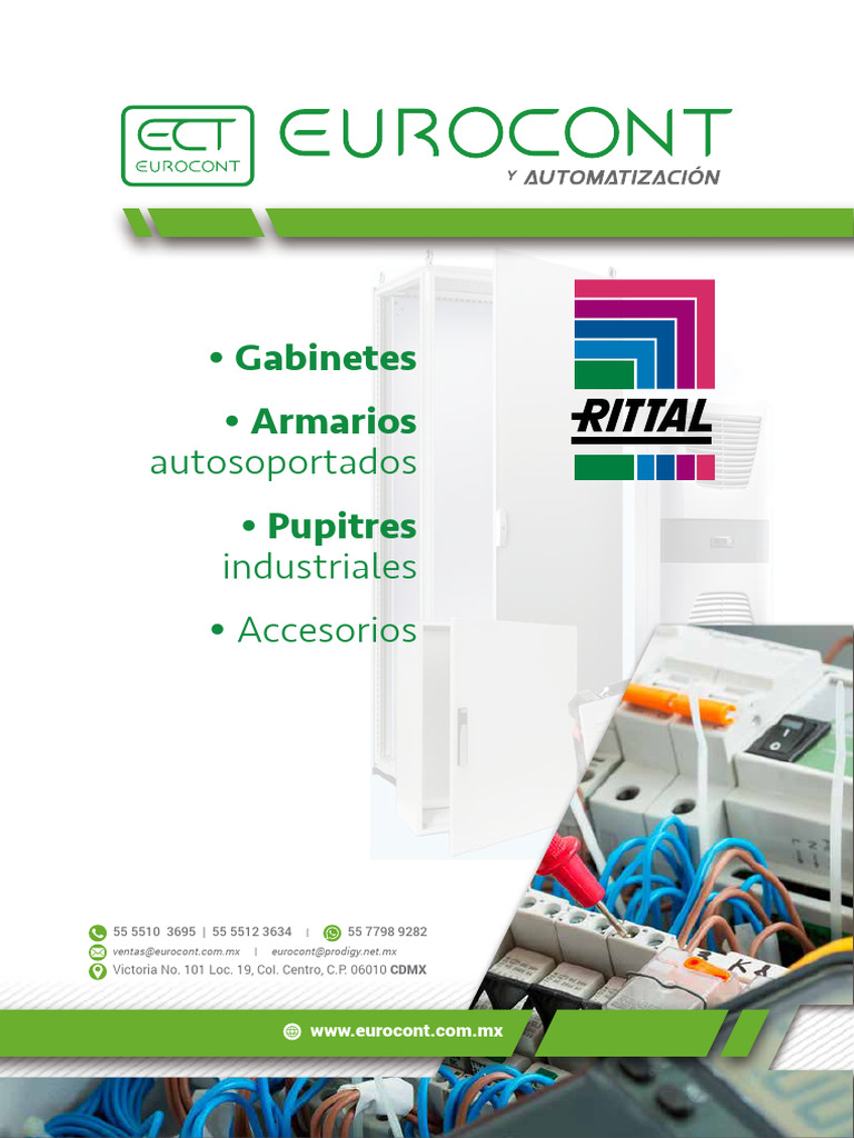Catalogo Armarios Gabinetes y Climatizadores Marca Rittal | PDF ...