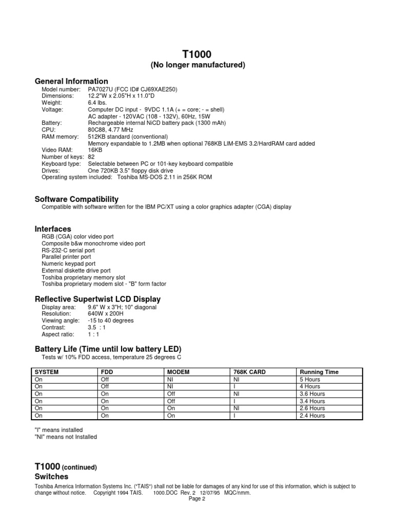 T-Series t1000 | PDF | Computing | Computer Hardware