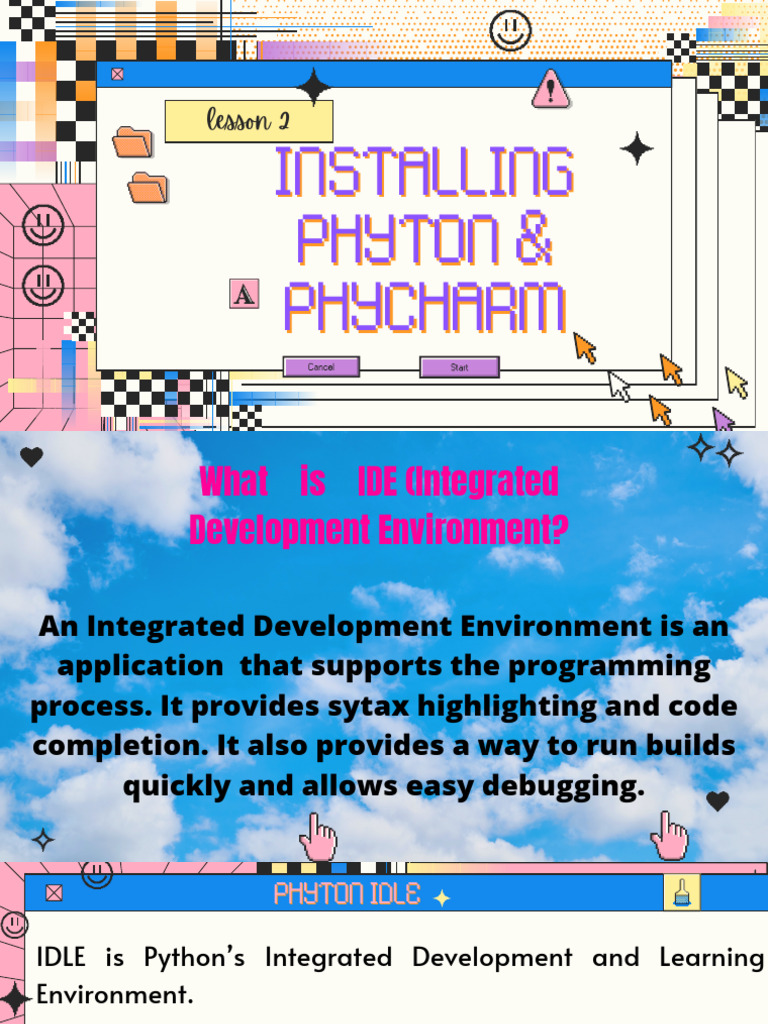 Installation of Python Ide Students | PDF | Integrated Development Environment | Graphical User ...