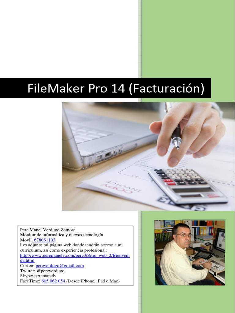 FileMaker Pro 14 (Facturación) | PDF | Ventana (informática) | Informática