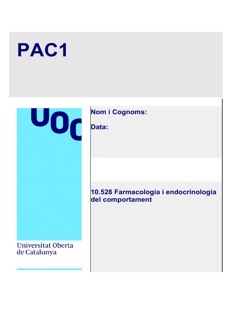 PAC1 - Enunciats I Solucions | PDF