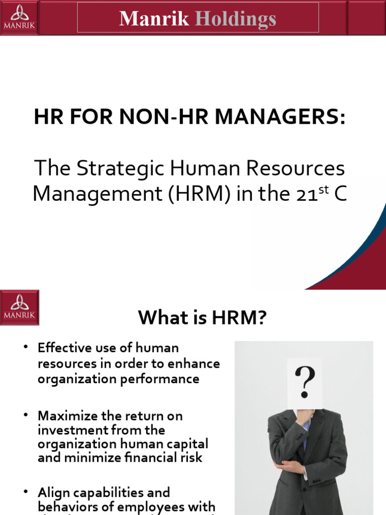 HR For Non HR Managers | Download Free PDF | Human Resource Management ...