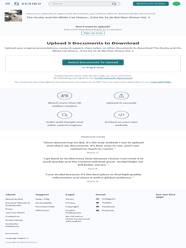 Upload A Document Scribd | PDF | Scribd | Computer Mediated Communication