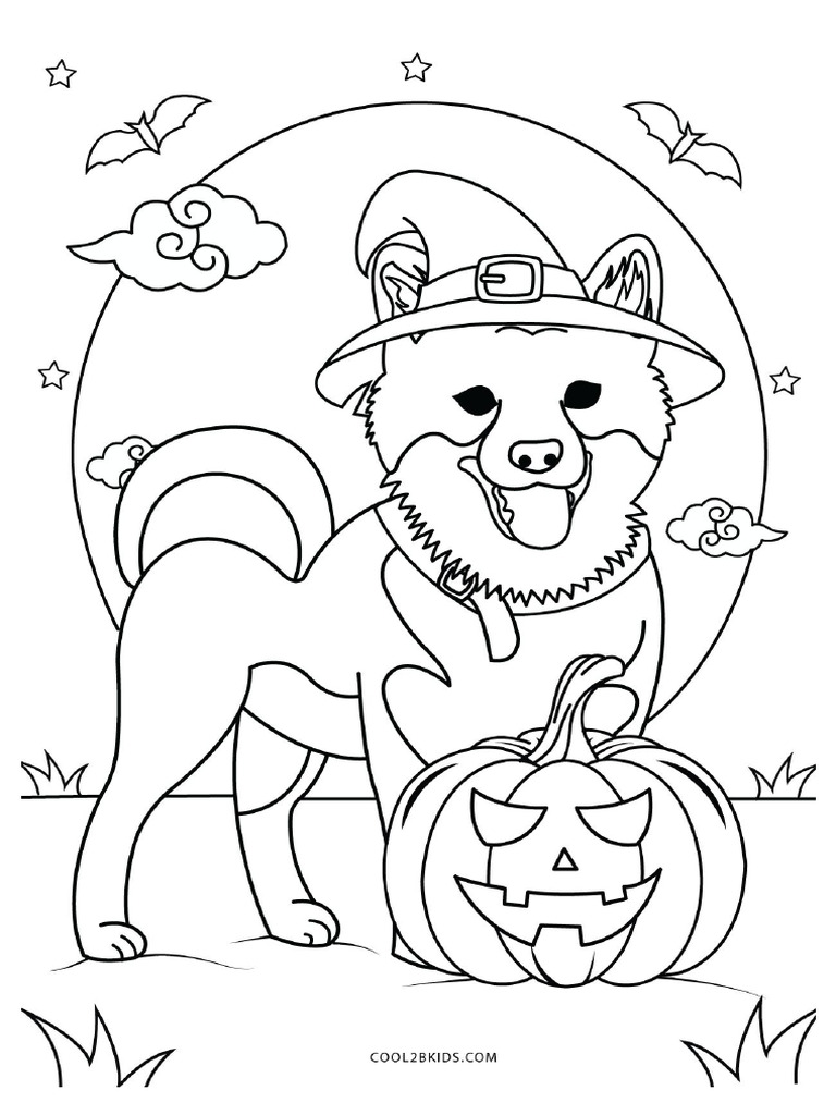 Halloween Printable Coloring | PDF