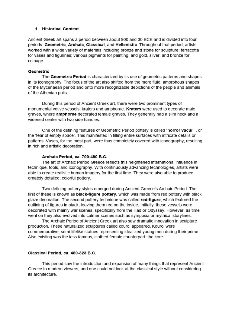 Additional Notes | PDF | Sculpture | Classical Antiquity