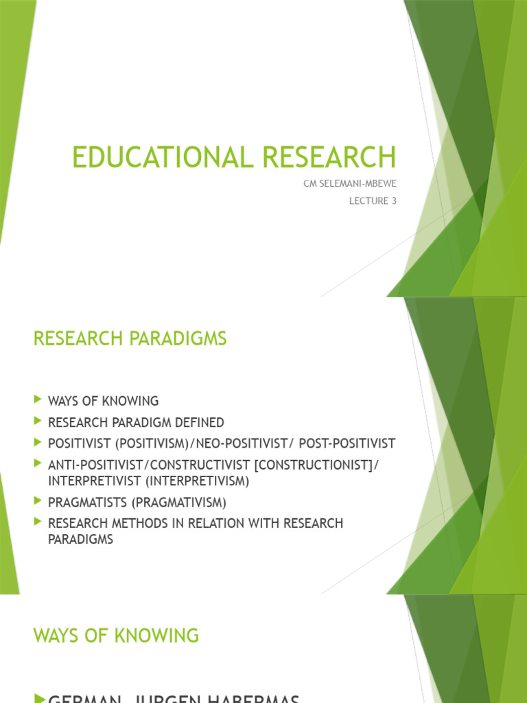 Understanding Pragmatism in Research | PDF | Knowledge | Theory