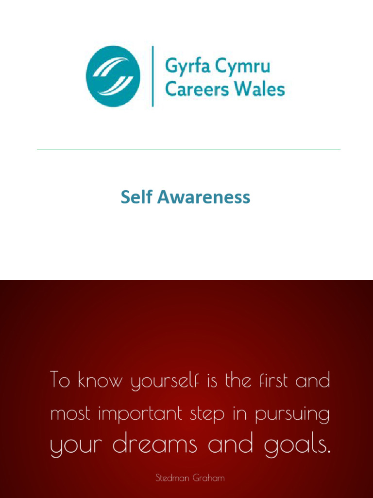 Self Awareness Powerpoint | PDF