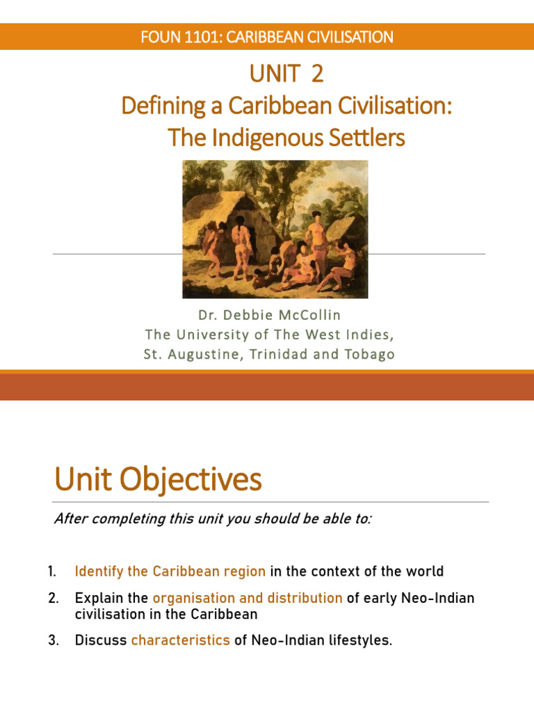 Unit 2 Defining A Caribbean Civilisation | PDF | Caribbean | Lesser ...