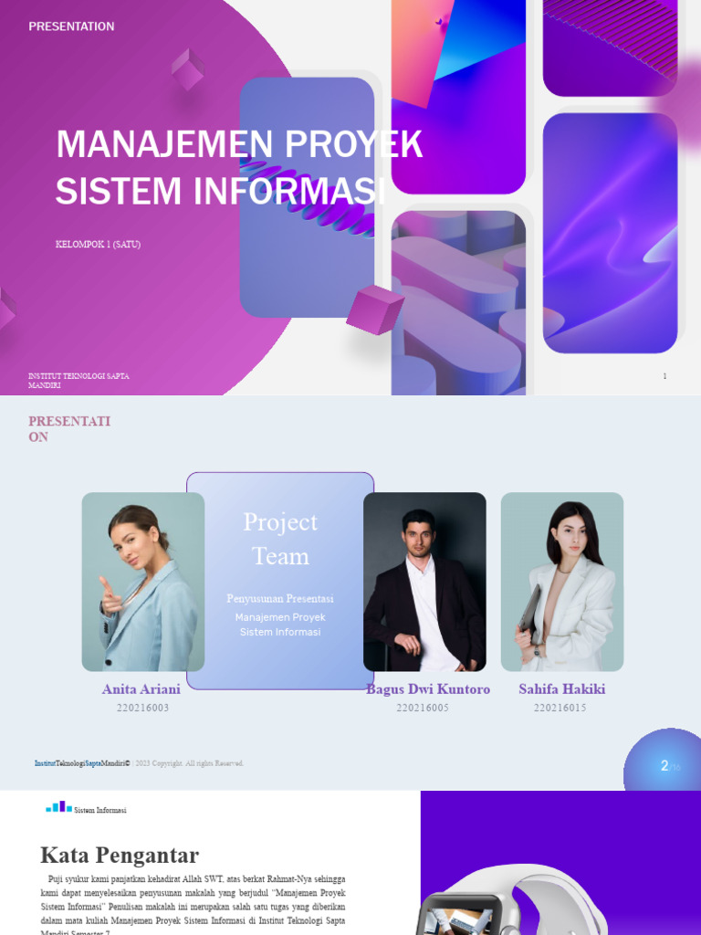 Manajemen Proyek Kelompok 1 | PDF