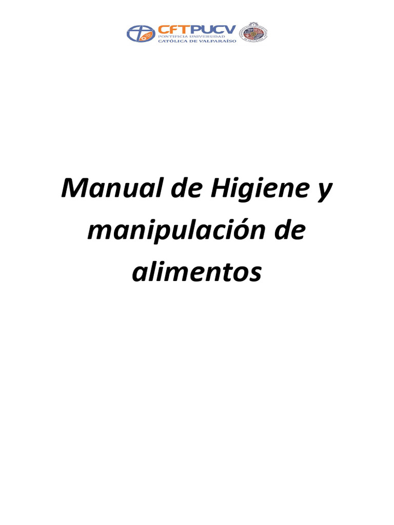 Manual de Higiene y Manipulación de Alimentos | PDF | Análisis de Riesgo y Puntos Críticos de ...