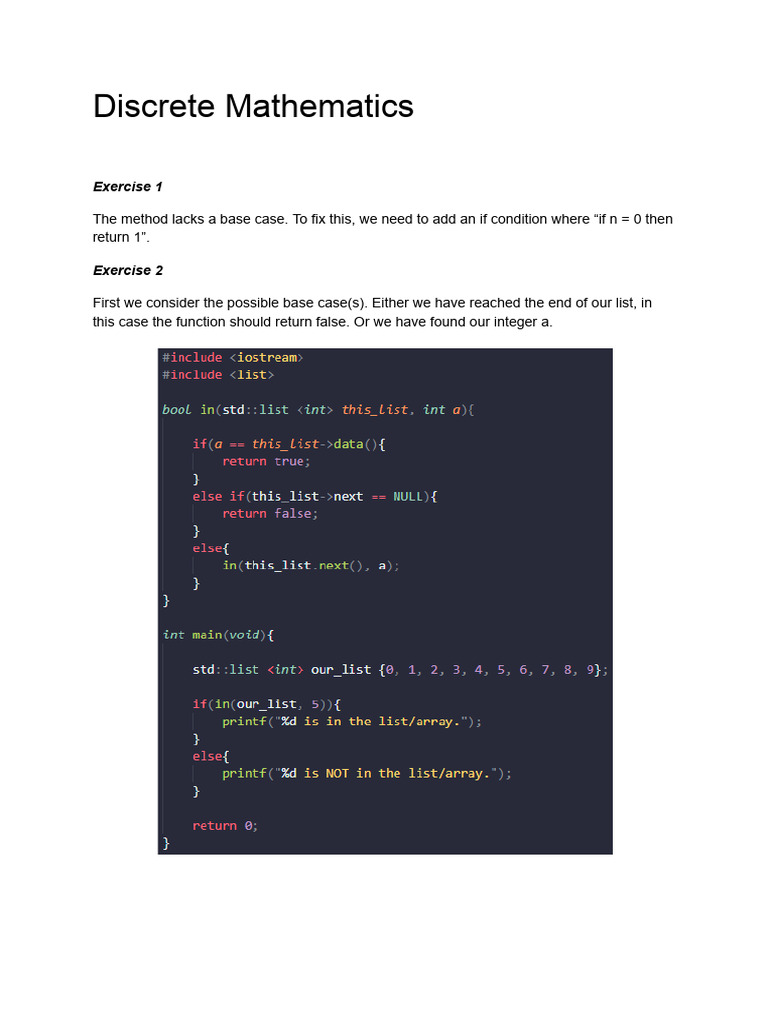 Discrete Mathematics | PDF | Equations | Arithmetic