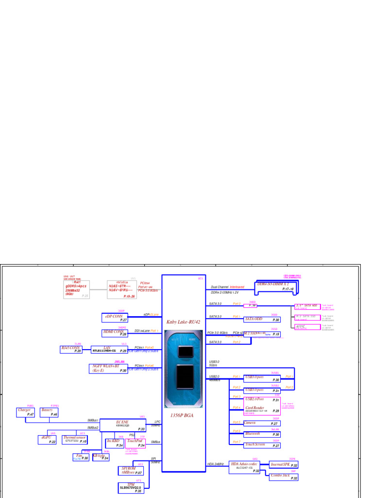 HP 15-Da0xxx Series Compal LA-G07BP EPK50 r0.3 | PDF | Computer Architecture | Computer Hardware