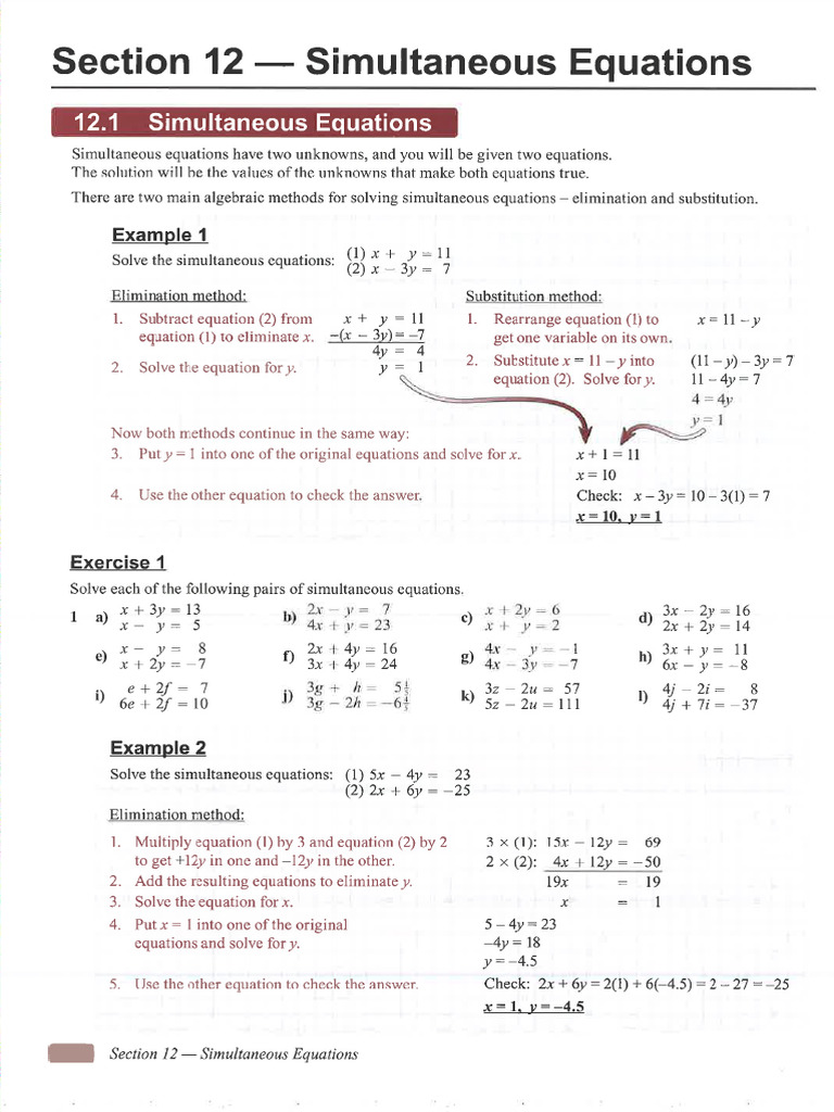 Simultaneous Eq | PDF