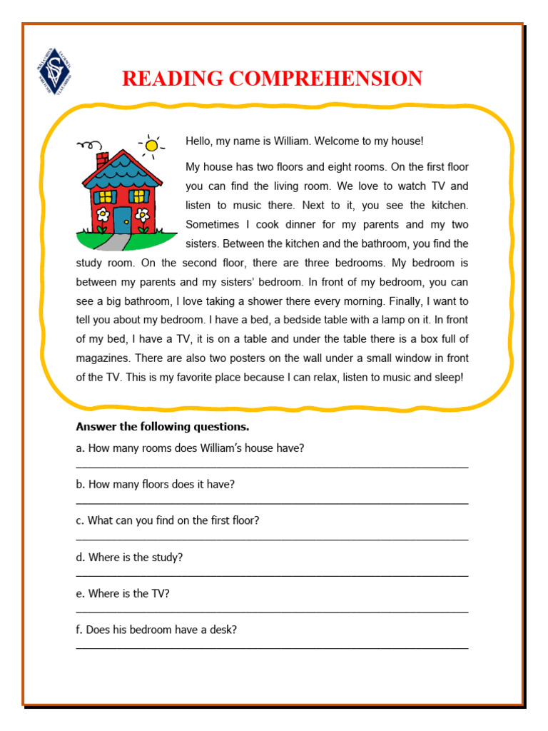 Reading Comprehension: Answer The Following Questions | PDF