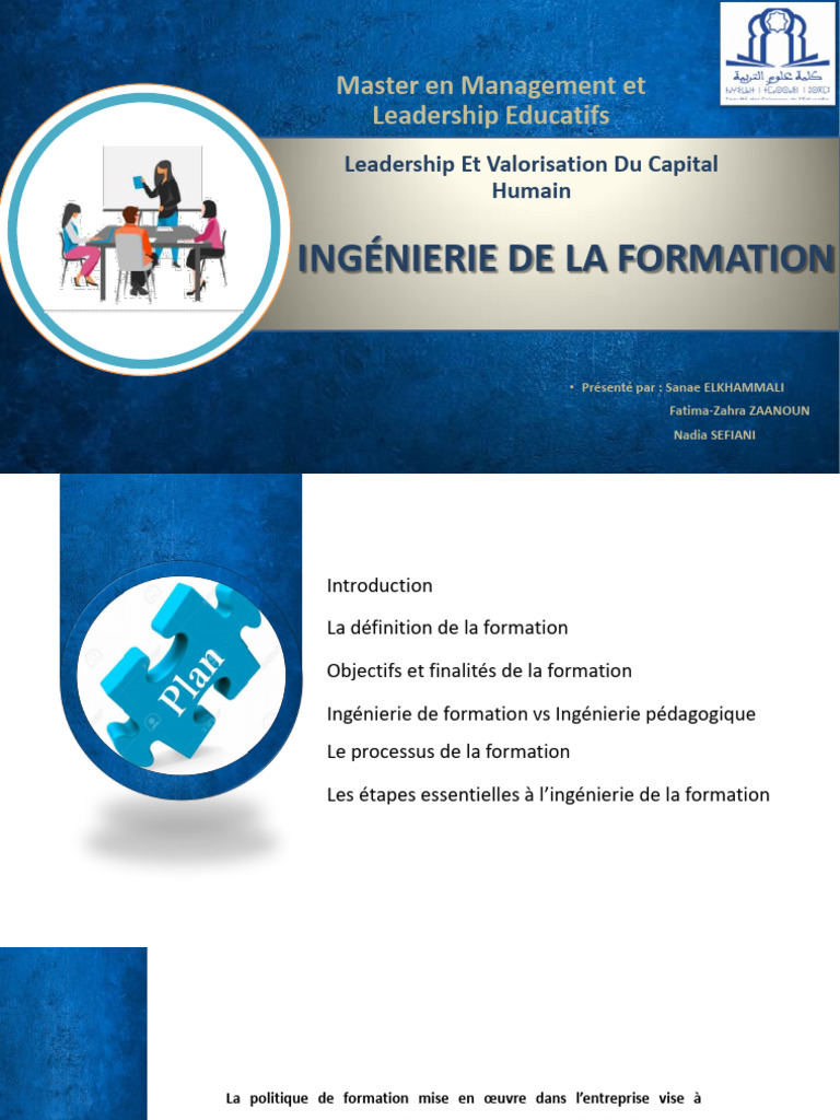 Ingénierie de la Formation : Concepts Clés | PDF | Pédagogie | Business