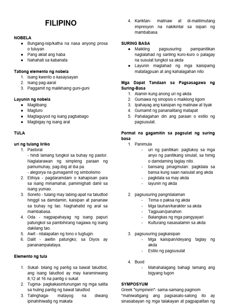 Filipino, Tle, Ap | PDF