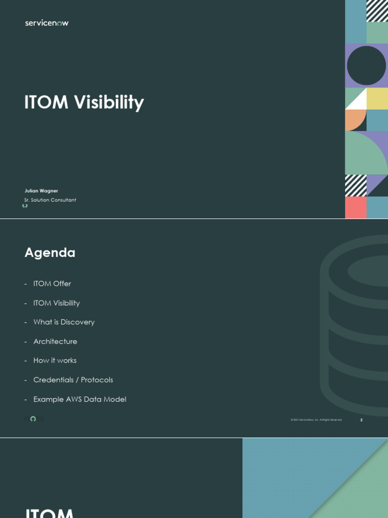 2021 ITOM Visibility | PDF | Cloud Computing | Computer Network