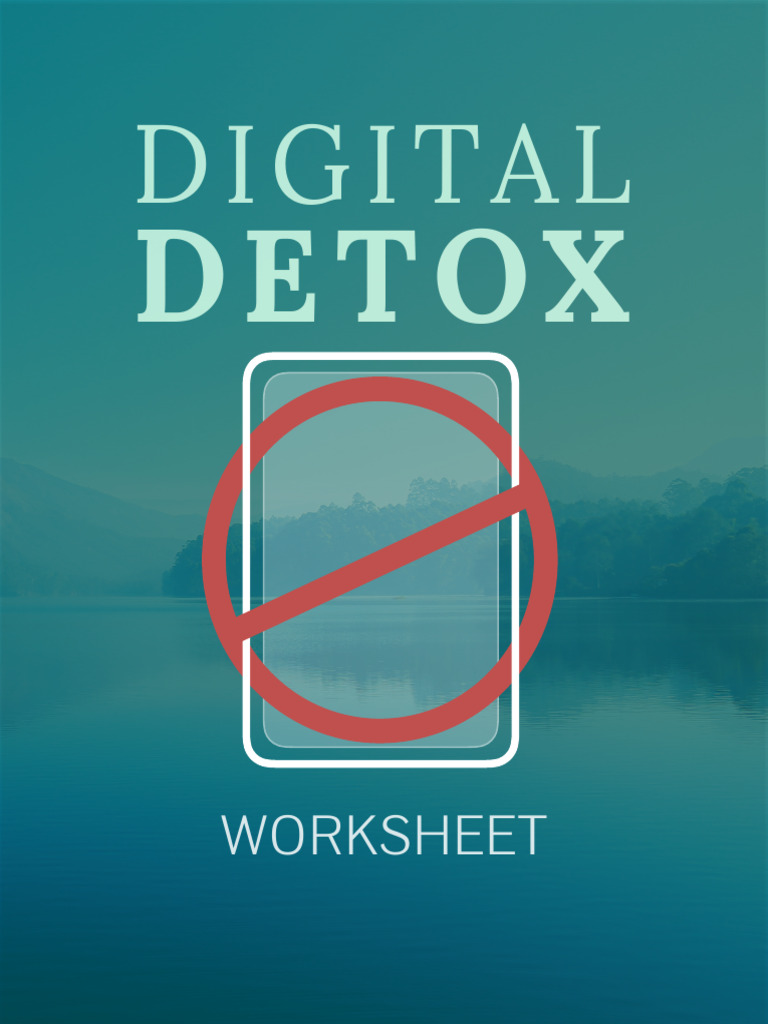 Digital Detox Self-Reflection Worksheet | PDF | Social Media | Popular ...